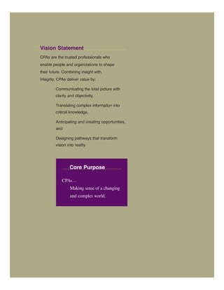CPA Vision 2011 | PDF