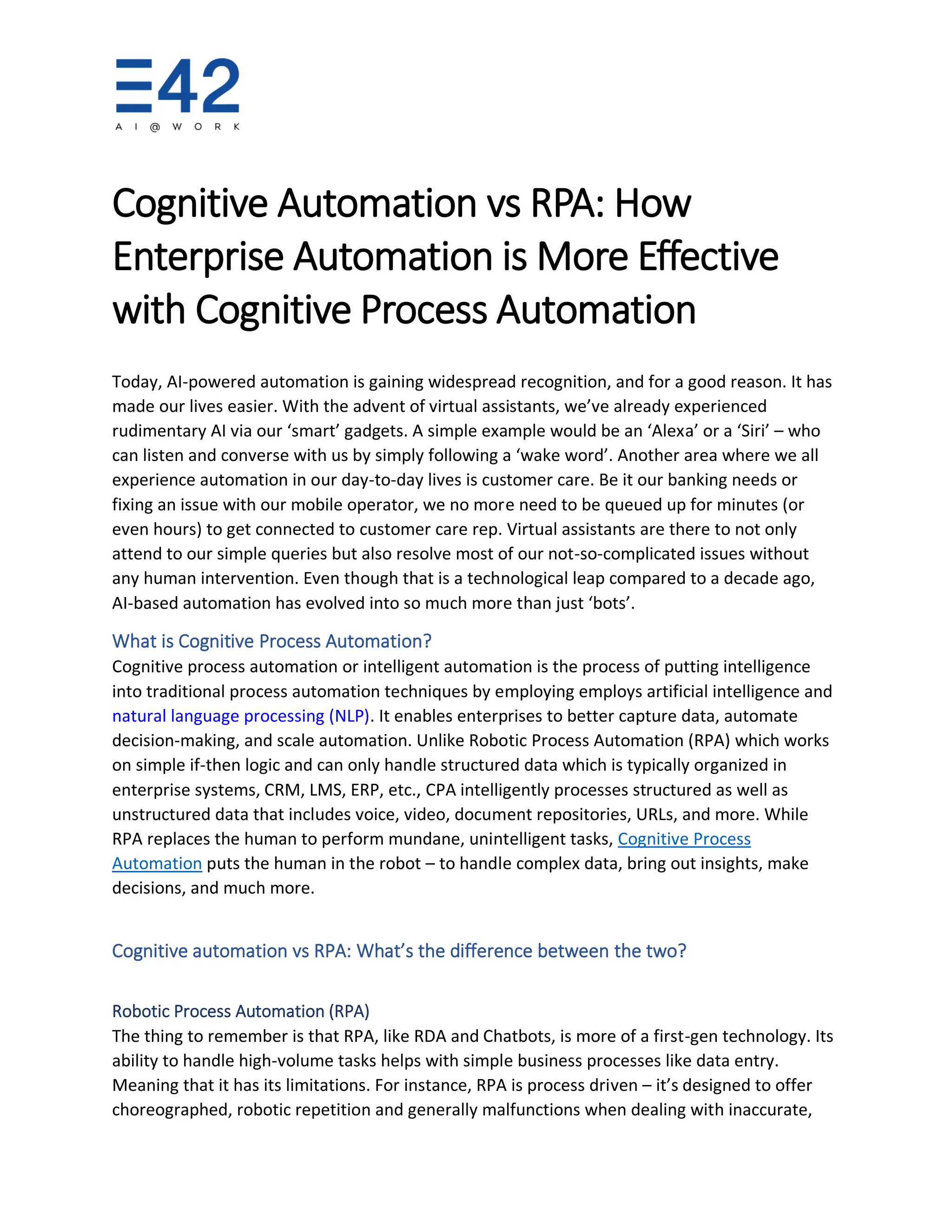 CPA vs RPA- How Enterprise Automation is More Effective with Cognitive Process Automation1.pdf