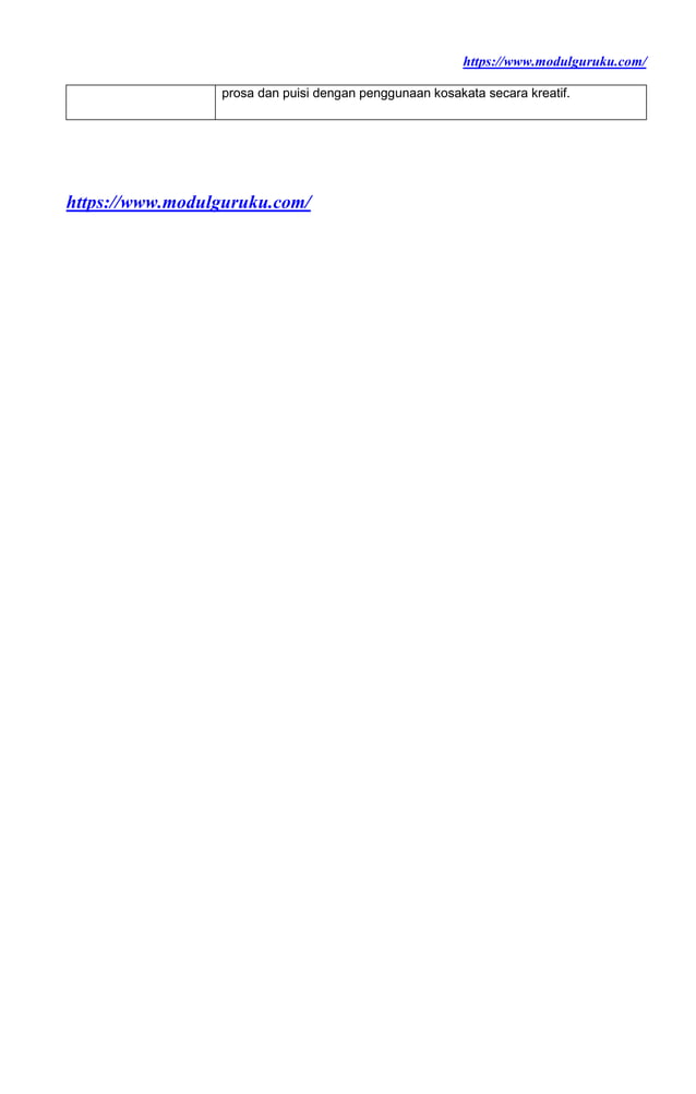 CP BAHASA INDONESIA FASE C KURIKULUM MERDEKA | DOC