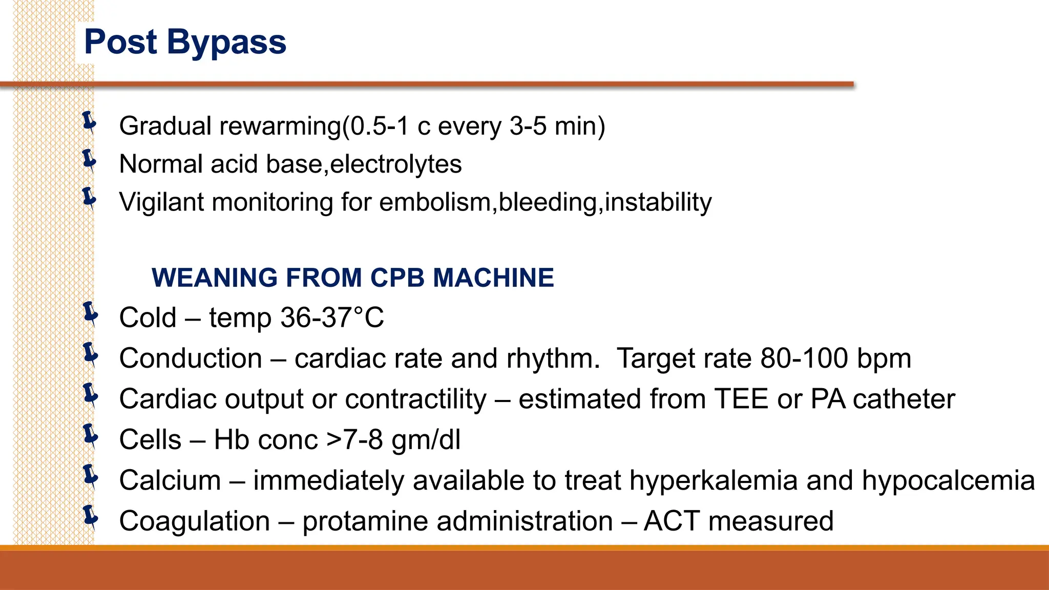 Basics of Cardiopulmonary Bypass Mechanism and Weaning | PPTX