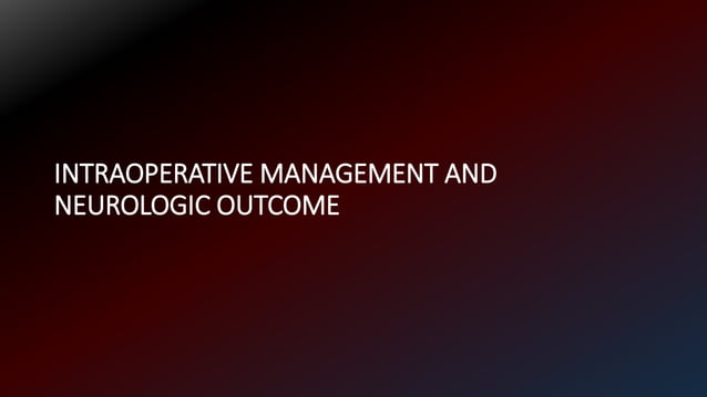 Cpb effects on central nervous system | PPTX