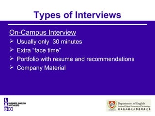 various type of interview | PPT