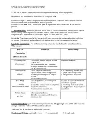 Cpb surgical&clinical orientation | PDF