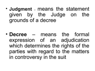 INDIAN CIVIL PROCEDURE CODE | PPT