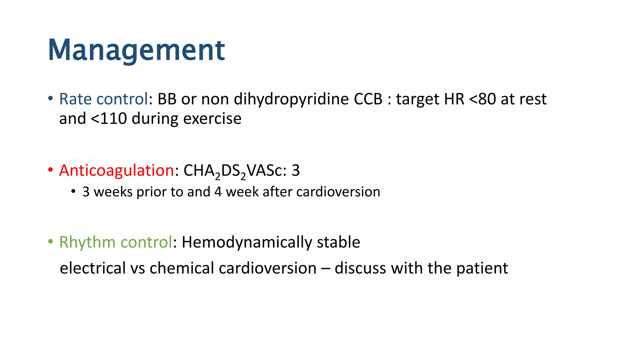 2014 AHA/ACC Atrial Fibrillation Guidelines | PPT