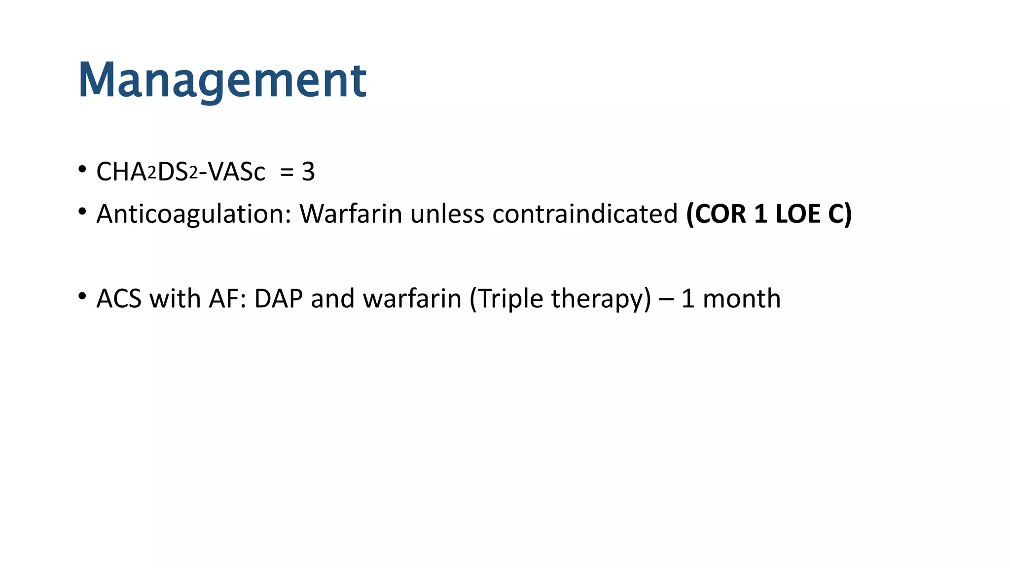 2014 AHA/ACC Atrial Fibrillation Guidelines | PPT