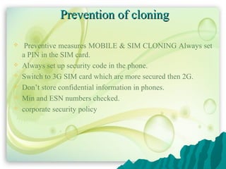 Cell phone cloning | PPT