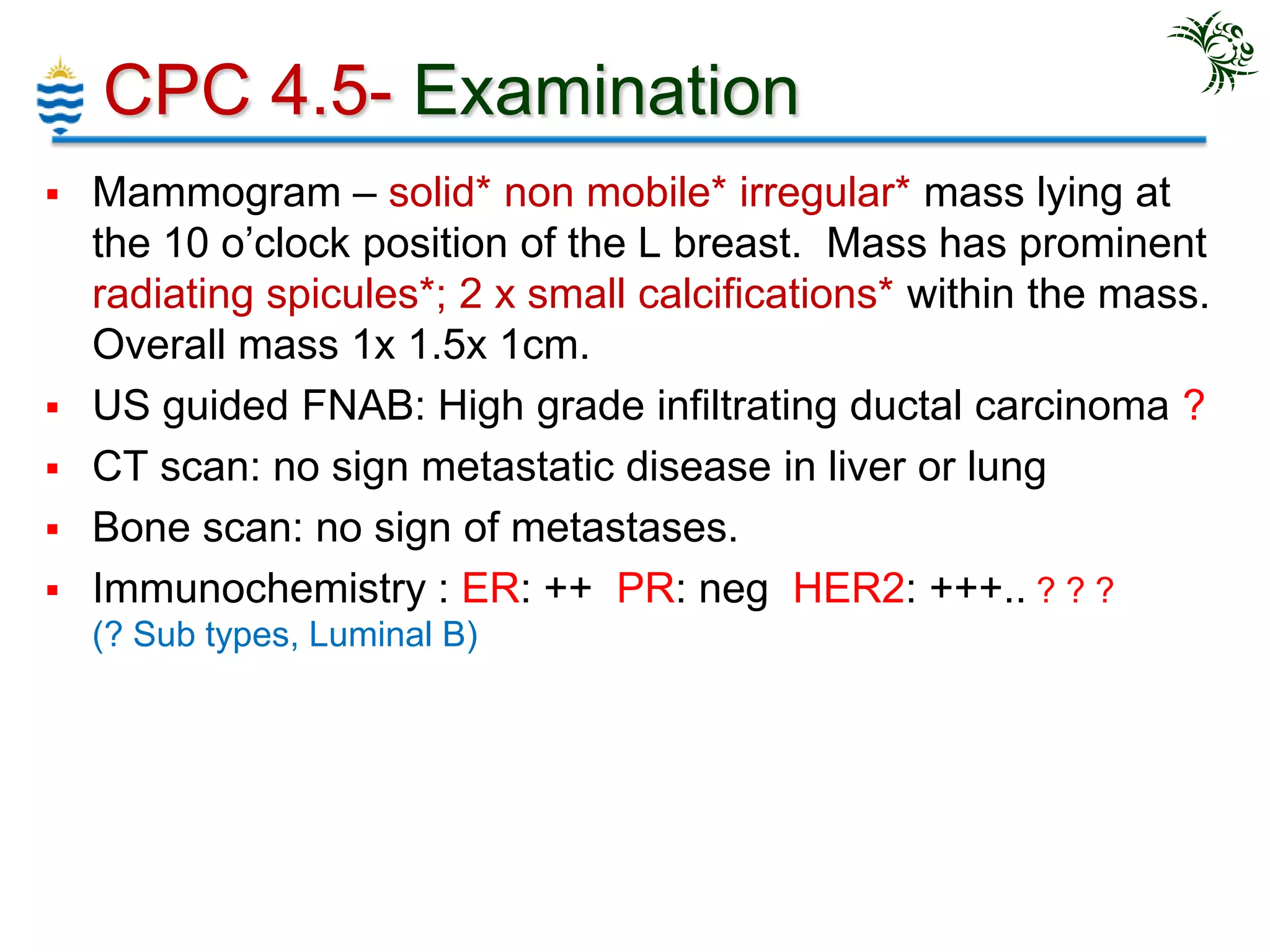 Breast Pathology Lecture - 2013 | PPTX