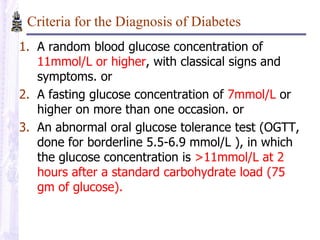 Pathology of Diabetes | PPT