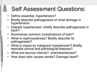 Pathology of Hypertension | PPT