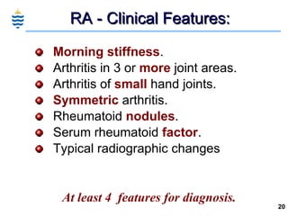 Pathology of Arthritis | PPT