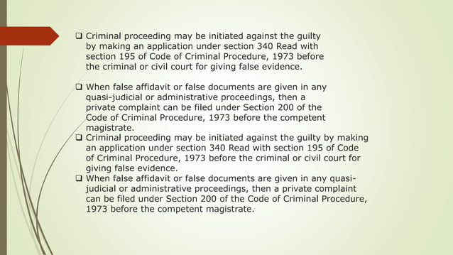 Affidavit - Civil Procedure Code,1908 | PPTX | Law