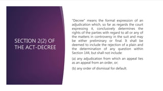 DECREE- CIVIL PROCEDURE CODE (ALL ABOUT DECREE) | PPTX