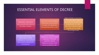 DECREE- CIVIL PROCEDURE CODE (ALL ABOUT DECREE) | PPTX