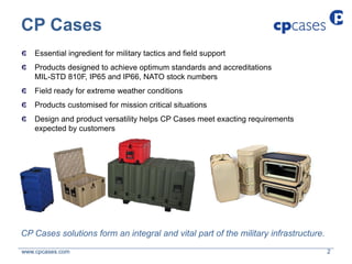 CP Cases Built For Defence | PPT