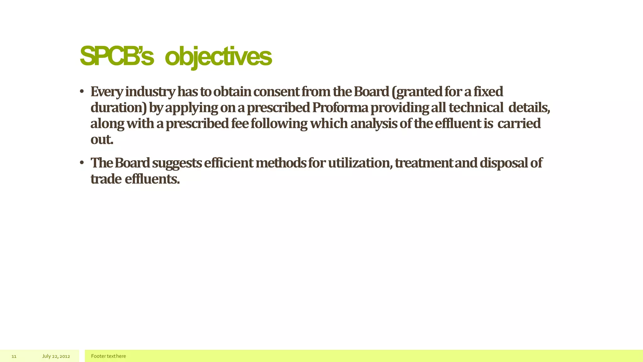 Central Pollution Control Board India | PPTX