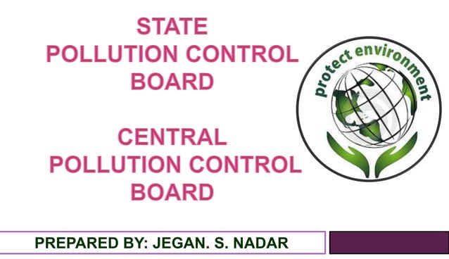 Central Pollution Control Board and State Pollution Control Board | PDF