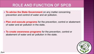 Central Pollution Control Board and State Pollution Control Board | PDF