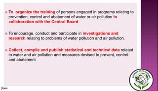 Central Pollution Control Board and State Pollution Control Board | PDF