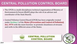 Central Pollution Control Board and State Pollution Control Board | PDF