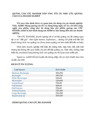 CPC BANNER LÀ GÌ | DOC