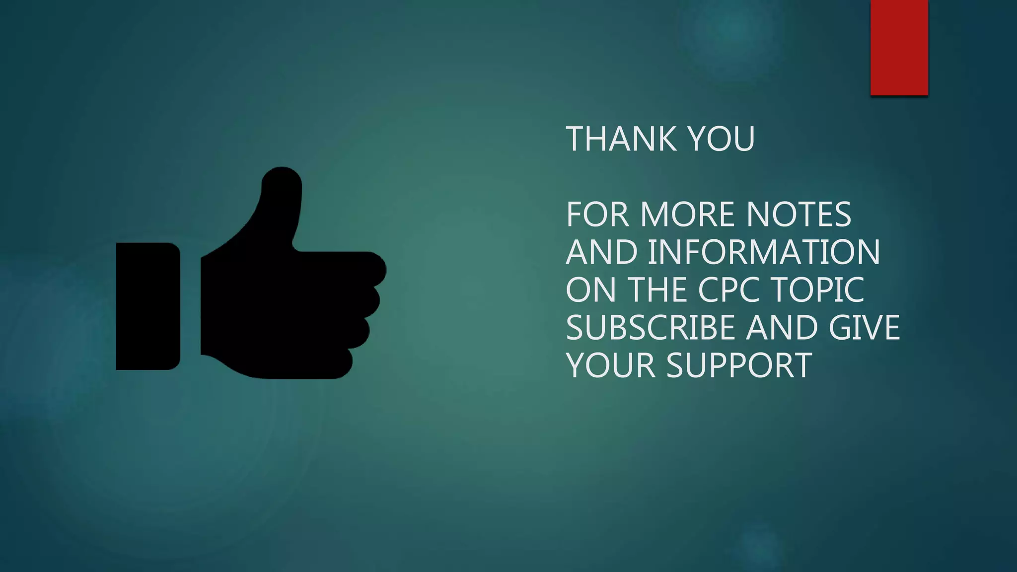 Civil Procedure Code- Basics | PPTX