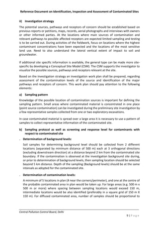Cpcb guidelines contaminatedsites | PDF
