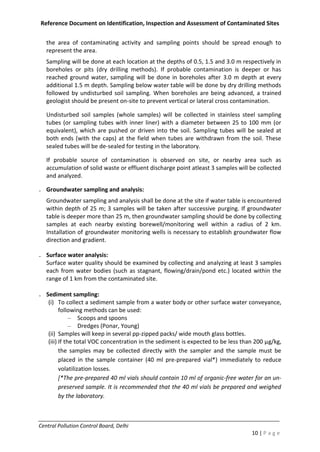 Cpcb guidelines contaminatedsites | PDF