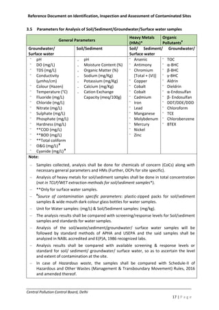 Cpcb guidelines contaminatedsites | PDF