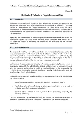Cpcb guidelines contaminatedsites | PDF