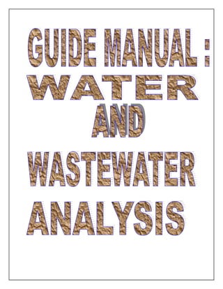 Cpcb water analysis manual | PDF