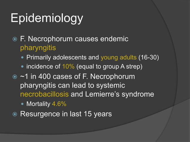 CPC Competition - Lemierre's Syndrome | PPTX