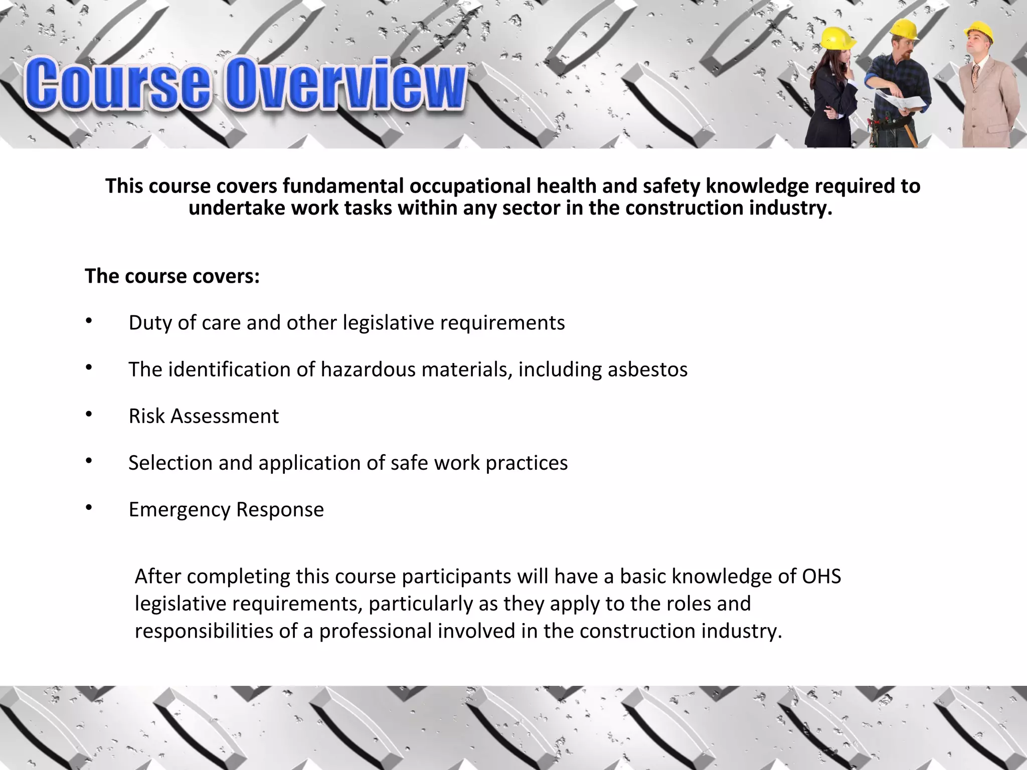 WHS presentation v3 (CPCCOHS2001A) | PPT