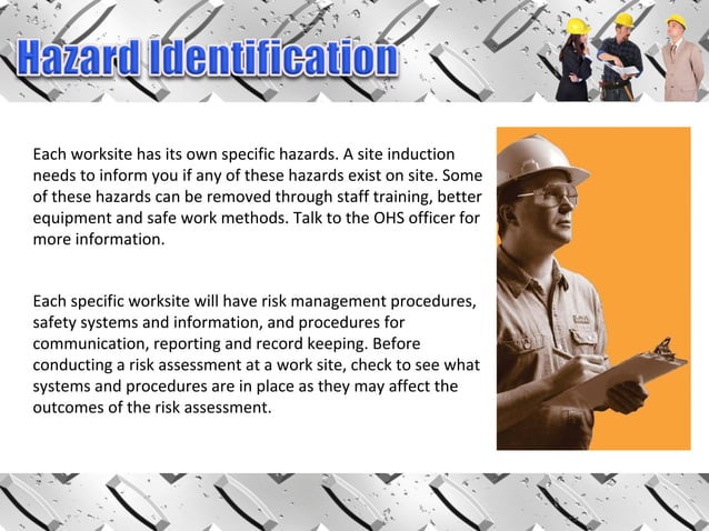 WHS presentation v3 (CPCCOHS2001A) | PPT | Business | Business and Finance