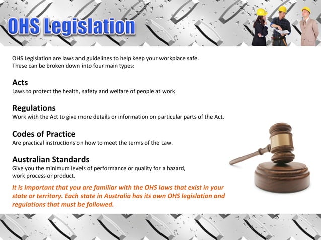 WHS presentation v3 (CPCCOHS2001A) | PPT | Business | Business and Finance