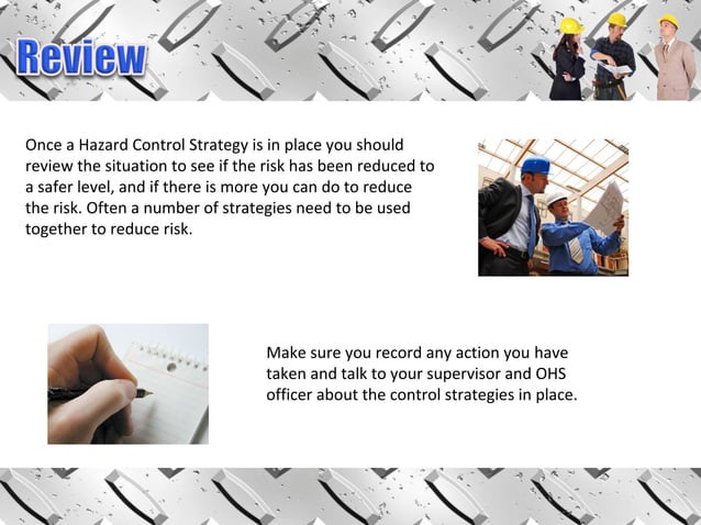 WHS presentation v3 (CPCCOHS2001A) | PPT | Business | Business and Finance