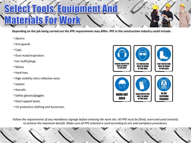 WHS presentation v3 (CPCCOHS2001A) | PPT | Business | Business and Finance