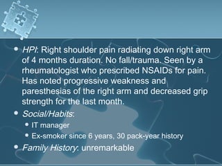 CPC Competition - Pancoast Tumor | PPT