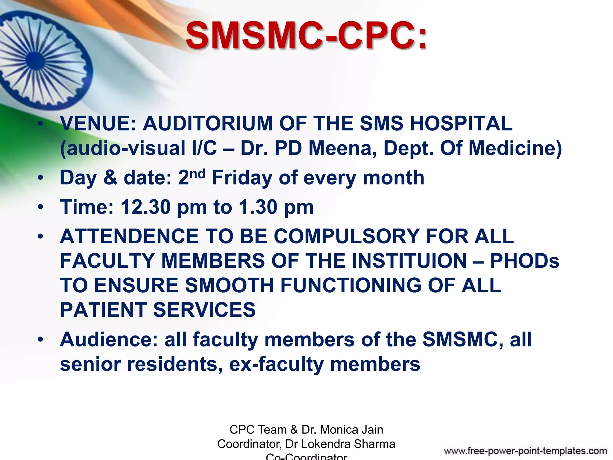CPC Department of Medicine | PPTX