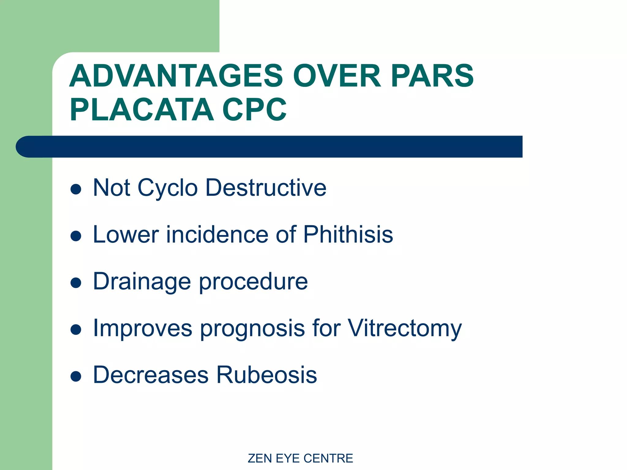 CYCLODIODE LASER FOR GLAUCOMA -AJAY DUDANI | PPT