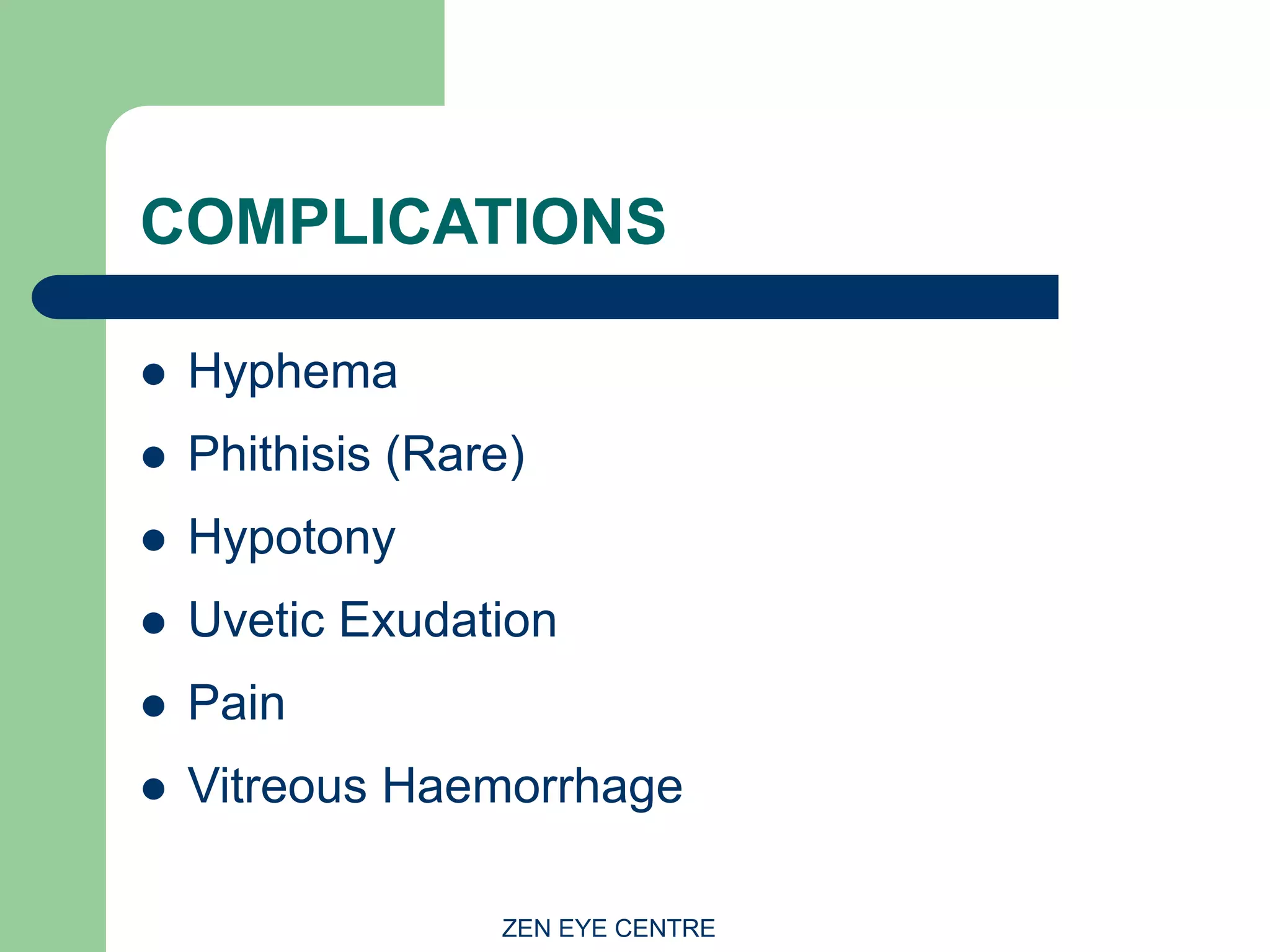 CYCLODIODE LASER FOR GLAUCOMA -AJAY DUDANI | PPT