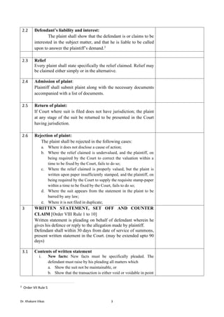 Cpc learning module 3 pleading | PDF