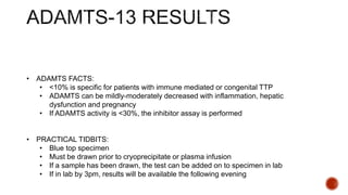 MAHA/TTP/DIC/HUS/aHUS | PPTX