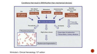 MAHA/TTP/DIC/HUS/aHUS | PPTX