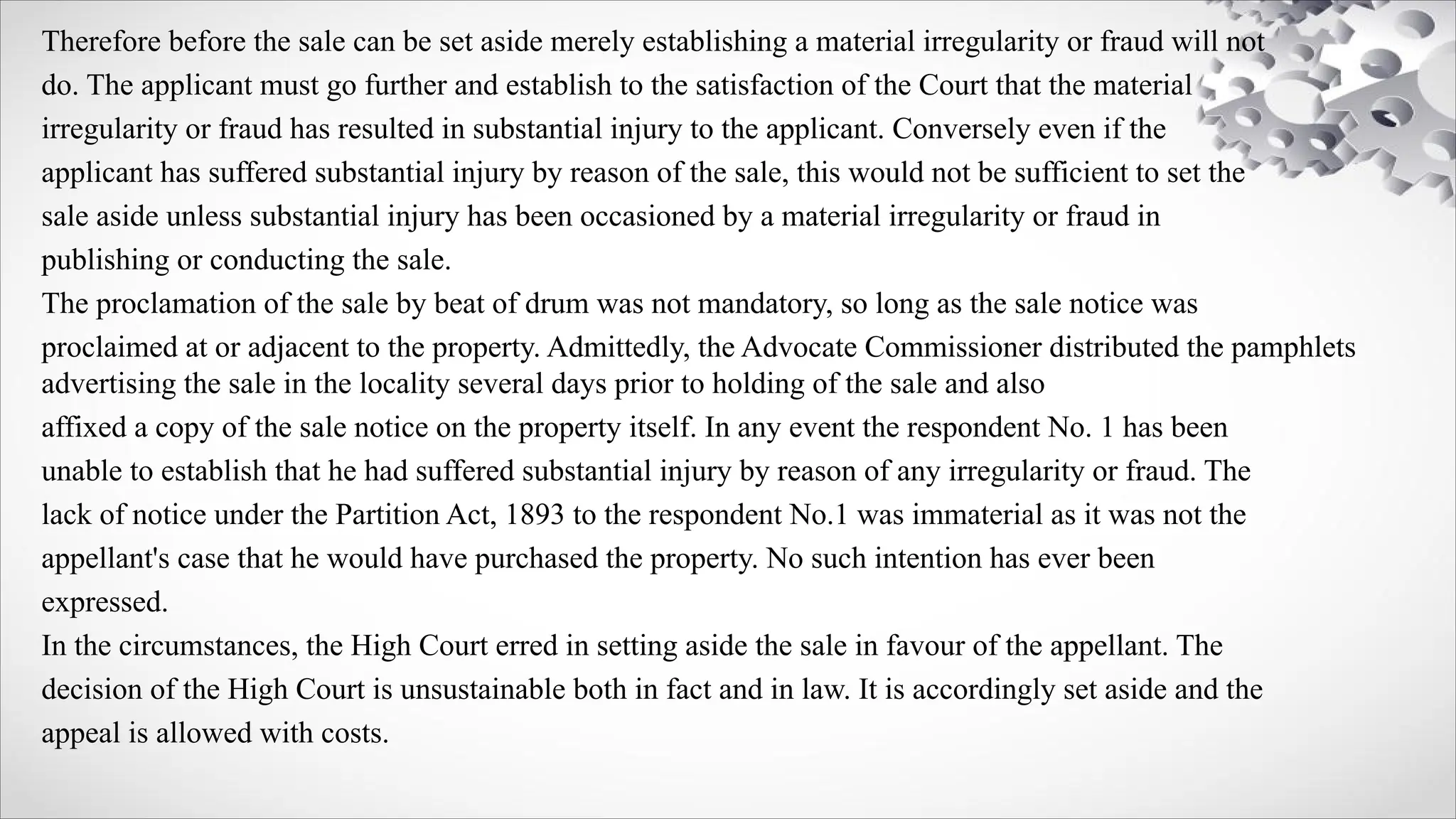 cpc presentation case law of cpc main impo | PDF