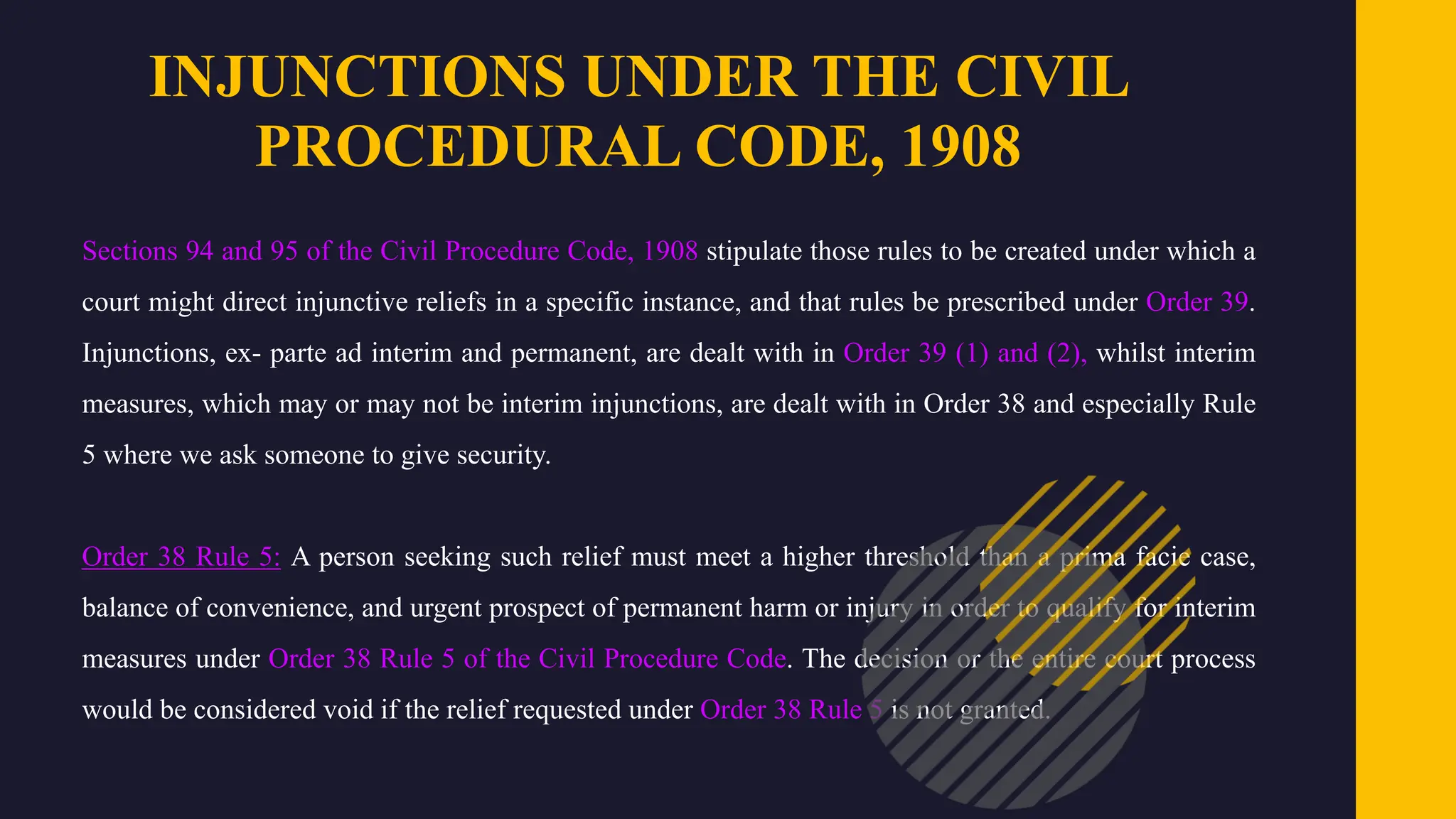 cpc presentation.pptx on the Injunctions | PPTX