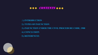 cpc presentation.pptx on the Injunctions | PPTX