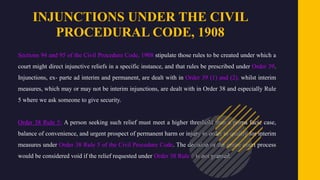 cpc presentation.pptx on the Injunctions | PPTX