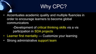 Cpc presentation updated 8-31-2015 | PPTX | Professional School ...