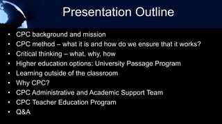 Cpc presentation updated 8-31-2015 | PPTX | Professional School ...